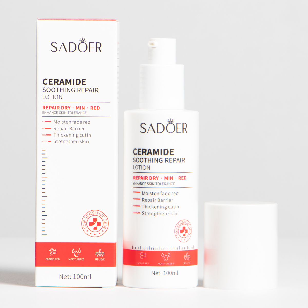 Locion facial reparadora con ceramida SADOER – Mabilyt