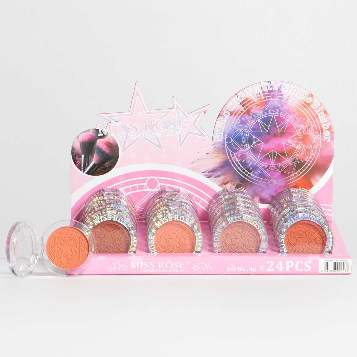 Rubor elf round matte MISS ROSE – Mabilyt