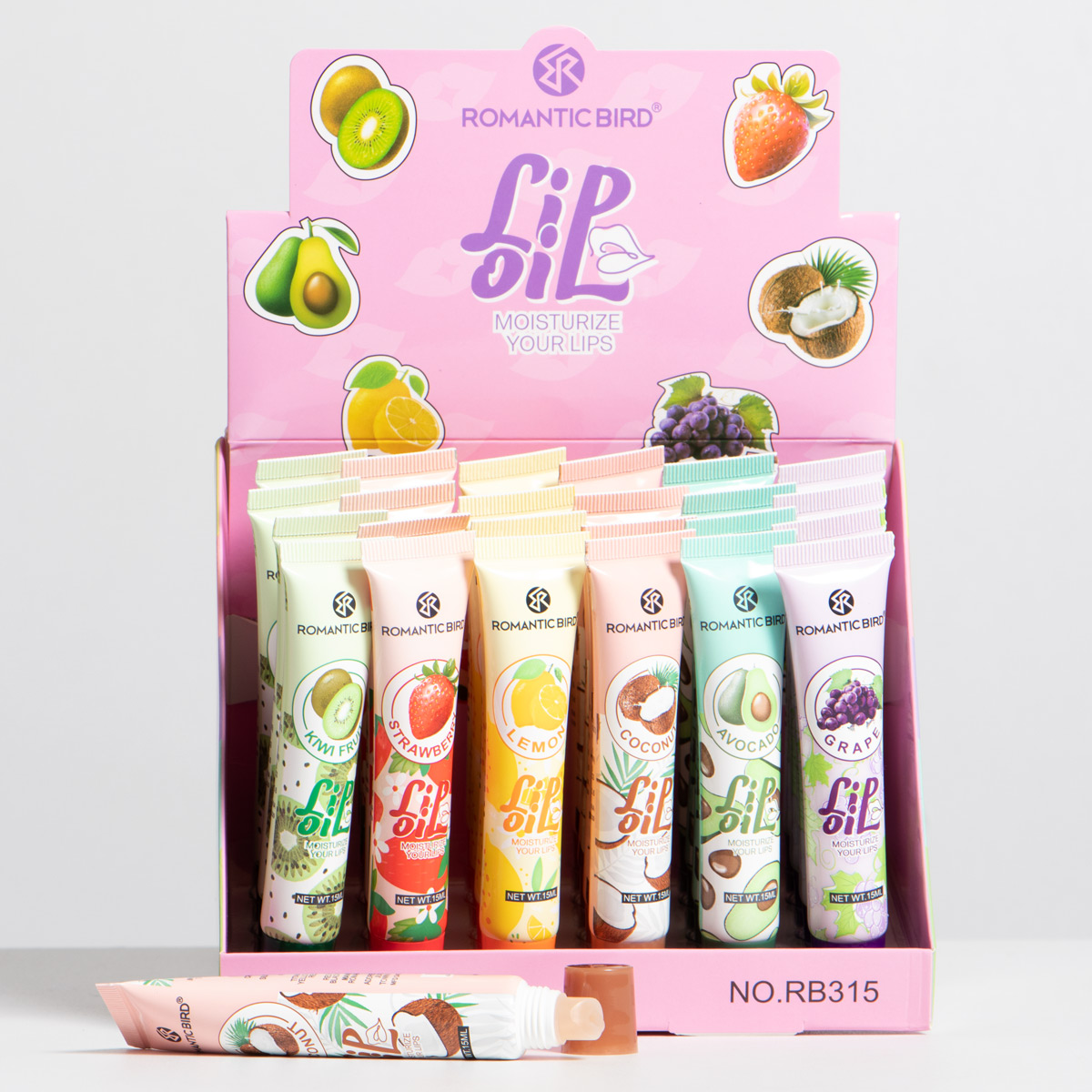 Lip oil fruit ROMANTIC BIRD – Mabilyt